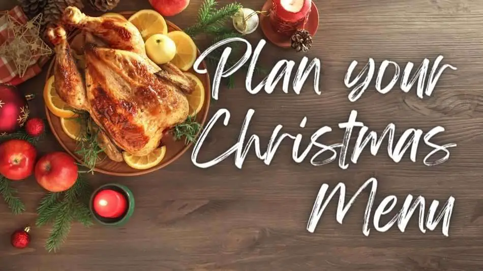 Plan Christmas Dinner: Menu Planning Made Easy | Just Plan Books